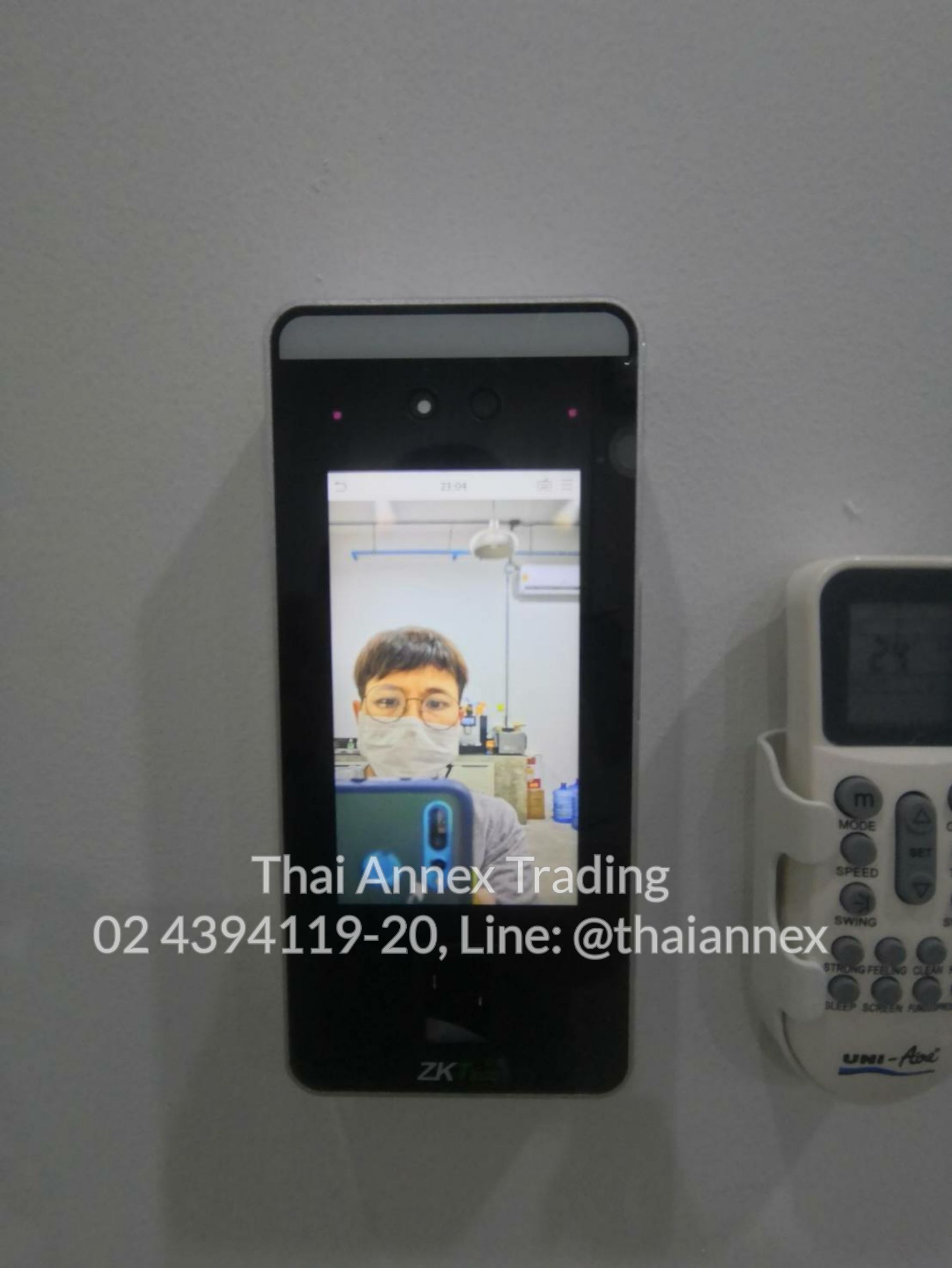 รีวิวเครื่องสแกนใบหน้า ZK Smart AC1
